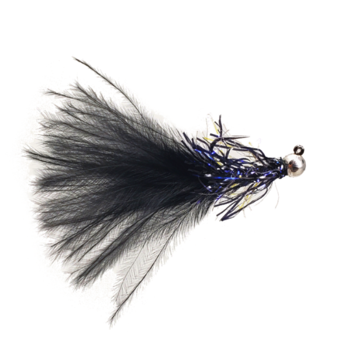 Tungsten Flash Jig Micro Bugger / Woolly Bugger Jig Fly - The Fly Crate